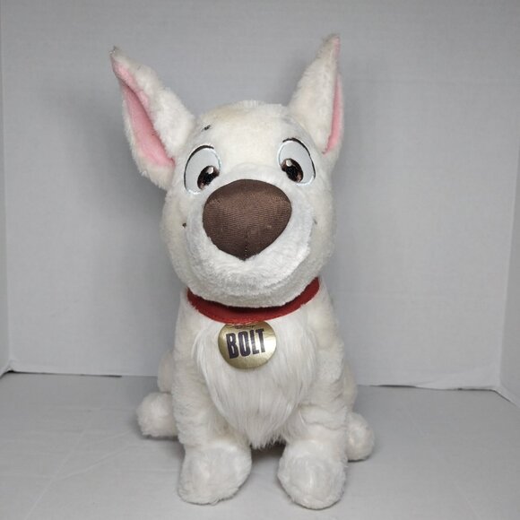 Disney | Toys | Disney Parks 2 Bolt Plush White Dog Stuffed Animal ...